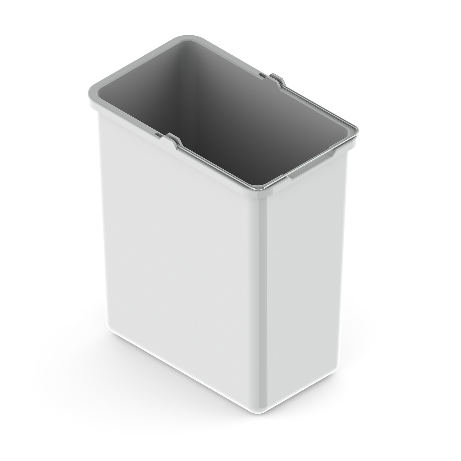 Waste bin ECO | white | volume 10L | recycled plastic | LM 518 | Lanka ...