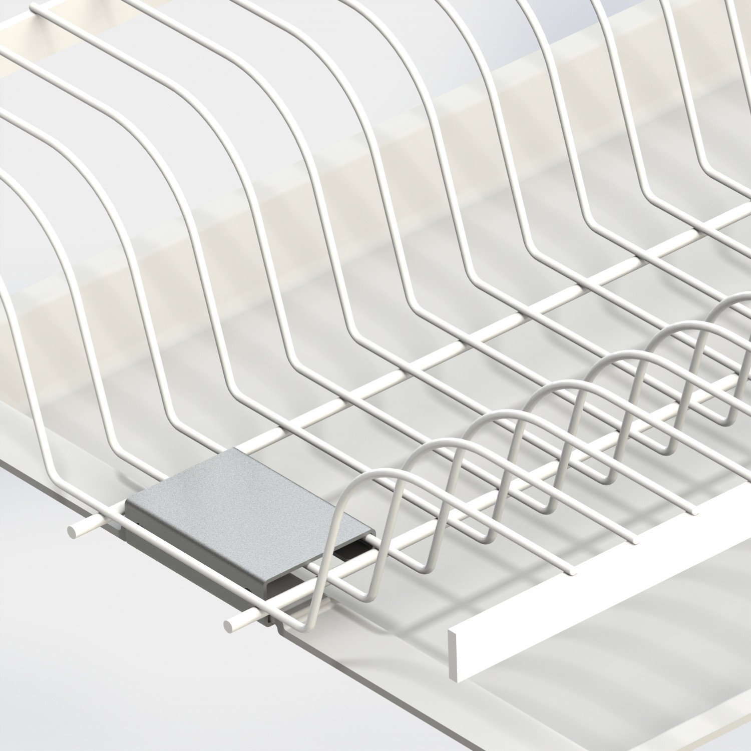 Drip tray support | white | material metal - Innovative Storage ...