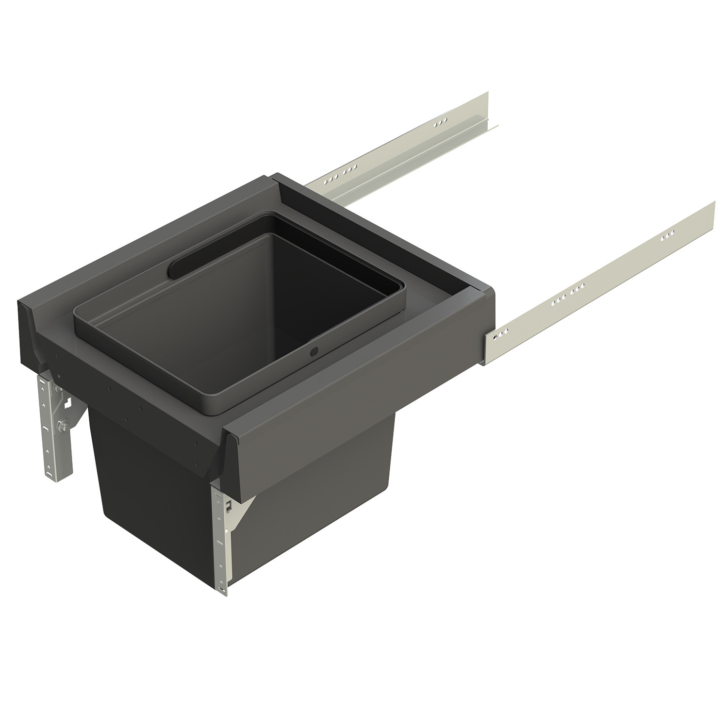 LUX sorting frame | 1 bin | anthracite | LM 704/R | Lanka ja Muovi ...